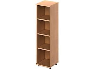 4250510804964 - Genius Regal TETRIS WOOD 4 OH Höhe inkl Gleiter B 400 mm Buche-Dekor