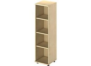 4250510811252 - Genius Regal TETRIS WOOD 4 OH Höhe inkl Gleiter B 400 mm Ahorn-Dekor