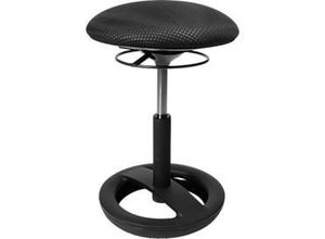 4014296614199 - Fitness-Hocker SITNESS BOB ergonomisches Sitzen Sitzhöhe 440 bis 570 mm schwarz Gestell schwarz pulverbeschichtet