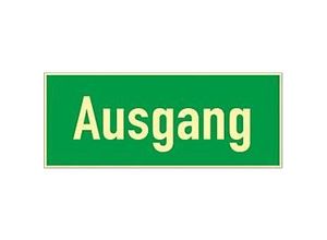 4060081001231 - Schild Ausgang HLK Kunstoff langleuchtend