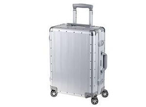 4021068451708 - Reisekoffer-Trolley Aluminium Teleskopsystem TSA-Schlösser 360°-Doppelrollen B400xT200xH540 mm