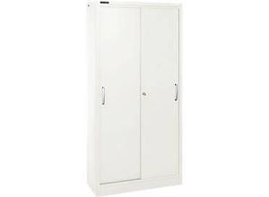 4051273517883 - Select Schiebetürenschrank 5 Ordnerhöhen B 1200 mm weiß RAL 9003