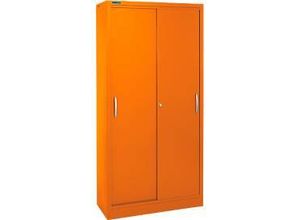 4051273517920 - Select Schiebetürenschrank 5 Ordnerhöhen B 1200 mm orange RAL 2004