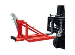 4052462001473 - Fasslifter RS-I D 91 für Stapler 1 x 110 bis 200-l-Deckelfässer L 1285 x B 585 x H 810 mm bis 800 kg Stahl Feuerrot