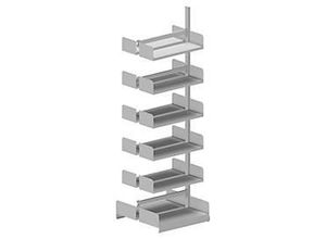 4044917322400 - Variabo Freiarmregal Anbaufeld doppelseitig 250 mm Fachtiefe 750 x 2500 mm