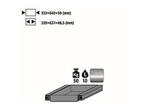 4250101138683 - Auszugswanne Entsorgung für asecos Sicherheitsschränke der S90 Serie Edelstahl 14016 B 332 x T 605 x H 150 mm 45 l bis 50 kg