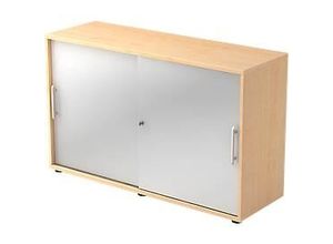 4032062024911 - HAMMERBACHER Schiebetürenschrank Prokura V1752S 3 S RE ahorn silber 1 Fachboden 1200 x 400 x 748 cm