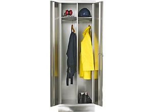 4260336540496 - Edelstahl-Kleiderschrank B 600 mm mit Sockel