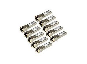 0065030864305 - StarTechcom Gigabit RJ45 Kupfer SFP Transceiver Modul - Cisco GLC-T kompatibel - 1000Base-T - Mini-GBIC - 10er Pack - SFP (Mini-GBIC)-Transceiver-Modul (gleichwertig mit Cisco GLC-T)