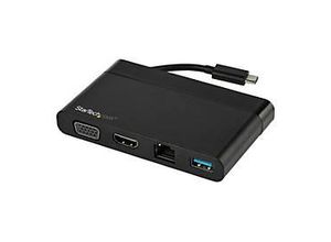 0065030880152 - StarTechcom USB C Multiport Adapter mit HDMI und VGA - Mac   Windows   Chrome - 4K - 1x USB-A Port - GbE - Mobiler USB-C Adapter - Dockingstation - USB-C - VGA HDMI - GigE