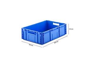 4052941153518 - Euro Box Serie MF 6170 aus PP Inhalt 308 L Durchfassgriff blau