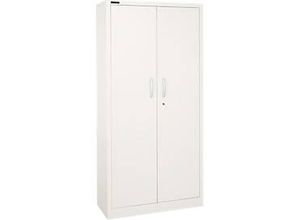 4051273517586 - Select Flügeltürenschrank MS iCOLOUR Stahl 5 Ordnerhöhen B 950 mm weiß RAL 9003