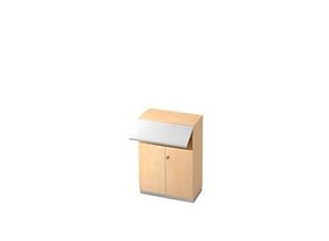 4032062111246 - Aktenschrank mit Sicherheitsklappe 3 OH B 800 x T 420 mm Ahorn-Dekor