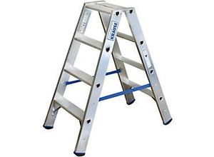 4009199124722 - Krause 124722 Aluminium Treppe Arbeitshöhe (max) 245 m Silber DIN EN 131 55 kg