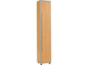 4251898810424 - Select Aktenschrank Moxxo IQ Holz 5 Böden 6 OH B 401 x T 362 x H 2166 mm Buche-Dekor