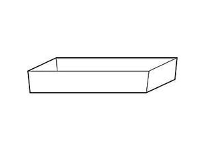 4250101188374 - Bodenauffangwanne Stawa-R für asecos Sicherheitsschränke der Q30 Q90 und S90 Serie Edelstahl 14301 B 742 x T 507 x H 83 mm 22 l