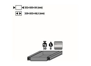 4250101138515 - Auszugswanne Entsorgung für asecos Sicherheitsschränke der Q30 Q90 S90 und K90 Serie Edelstahl 14301 B 332 x T 505 x H 50 mm 75 l bis 50 kg