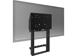 8719558940998 - Monitor Wandhalterung eBOX® für 1 Display bis 86 & bis 120 kg elektrisch höhenverstellbar Anti-Kollisionsschutz Kabelbox VESA Stahl schwarz