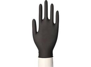 4250478402028 - Einmalhandschuhe Medi-Inn® PS Latex Black für links & rechts puderfrei nicht steril lebensmittelgeeignet Größe S Naturlatex schwarz 100 Stück