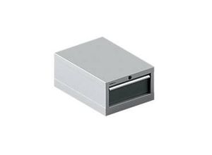 4051273646552 - Schäfer Shop Select Schubladenschrank 18-27 1 Schub bis 75 kg B 411 x T 572 x H 250 mm anthrazitgrau weißaluminium