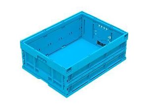 4250685182287 - WALTHER Euro-Faltbox 8632 V1 Polypropylen blau L 800 x B 600 x H 320 mm 110 Liter