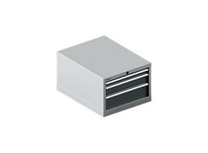 4051273665751 - Select Schubladenschrank 27-36 3 Schübe bis 200 kg B 564 x T 725 x H 400 mm anthrazitgrau weißaluminium