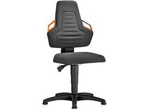 4016849644110 - Arbeitsdrehstuhl Gleiter Supertec schwarz Griffe orange