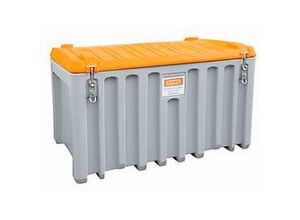 4052886369845 - Transport- und Pritschenbox CEMbox 400 Polyethylen 400 l L 1200 x B 810 x H 750 mm stapelbar kranbar grau orange