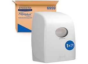 5033848037568 - Kimberly-Clark® Aquarius Rollenhandtuchspender 6959 L 428 x B 338 x H 241 mm Kunststoff weiß