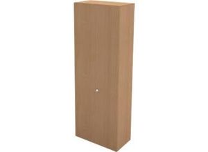 4251898807264 - Genius Garderobenschrank TETRIS WALL 2 Fachboden Türanschlag rechts B 800 x T 440 x H 2250 mm Buche-Dekor