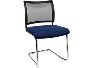 4014296458830 - Freischwinger SEAT POINT Netz ohne Armlehnen stapelbar im 2er-Set blau