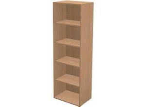 4251898807318 - Genius Regal TETRIS WALL 5 Ordnerhöhen B 600 x T 420 x H 1880 mm Buche-Dekor