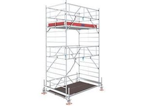 4009199784025 - Alu-Fahrgerüst Stabilo Serie 500 200 kg m² TÜV-geprüft gebremste Rollen L 2500 x B 1500 x H 5500 mm