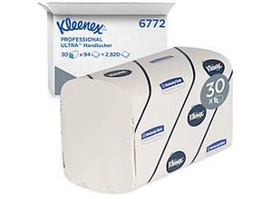 5033848036318 - Kleenex® Handtücher Ultra 6772 2-lagig Interfold-Faltung 30 Päckchen á 94 Tücher weiß