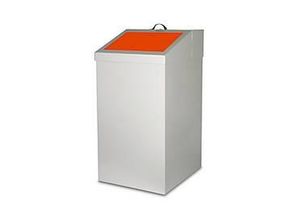 4260532282800 - Wertstoffsammler Volumen 54 l mit Inneneimer Stahl verzinkt B 340 x T 380 x H 650 mm orange