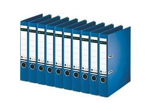 4002432553785 - LEITZ® Ordner 1007 1008 DIN A4 Rückenbreite 52 mm 10 Stück blau