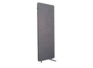 4260563729787 - Akustik-Raumteiler Luxor 1 Panel mit Standfüßen ca 7 kg B 600 x T 35 x H 1680 mm recycelte Materialien schiefergrau