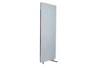 4260563729770 - Akustik-Raumteiler Luxor 1 Panel mit Standfüßen ca 7 kg B 600 x T 35 x H 1680 mm recycelte Materialien hellgrau