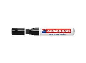 4004764828487 - edding 850 Permanent Marker Keilspitze 5-16 mm schwarz 5 Stück