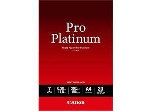 4960999575285 - Fotopapier PT-101 Pro Platinum 2768B016 A4 für Inkjet 300g weiß glänzend einseitig bedruckbar 4960999575285 20 Blatt