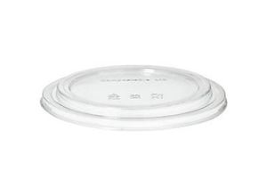 4002911885918 - Deckel pure Ø 184 mm für Salatschalen (1300 ml) 50 Stk biologisch abbaubar nachwachsende Rohstoffe PLA transparent