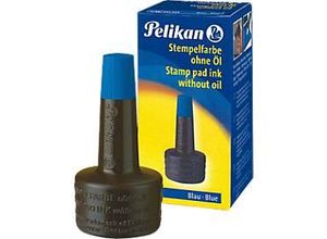 4012700351210 - PELIKAN Stempelfarbe ooel blau 4K ohne oel schnelltrocknend Inhalt 28 ml (00351213)