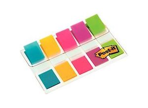 3134375317085 - Post-it Index-Haftstreifen Rechteckig 119 x 432 cm Blanko Farbig sortiert 20 5 Stück à 20 Streifen