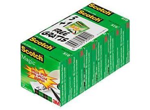 3134375259002 - Sparset Klebeband Scotch® Magic™ 810 6 Rollen L 33 m x B 19 Ø 26 mm