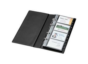 4004360980336 - VZ300 Visitenkartenringbuch 200 Karten (B x H x T) 147 x 265 x 44 mm Schwarz (matt) Kunststoff