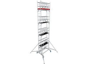 4009199942173 - Krause 942173 FahrGerüst Aluminium Faltgerüst fahrbar faltbar Arbeitshöhe (max) 980 m Silber 215 kg