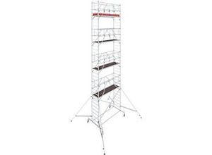 4009199772084 - Alu-Fahrgerüst Serie 10 200 kg m² TÜV-geprüft höhenverstellbare Rollen L 2500 x B 750 x H 10400 mm