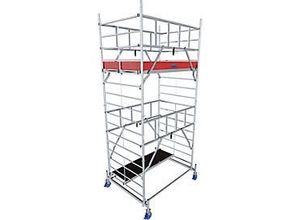 4009199945129 - Alu-Fahrgerüst Krause ProTec XXL 200 kg m² TÜV-geprüft gebremste Rollen L 2000 x B 1400 x H 5300 mm