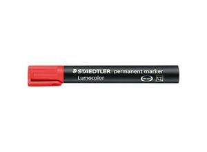 4007817322741 - STAEDTLER Lumocolor permanent marker 350 10 Stück rot