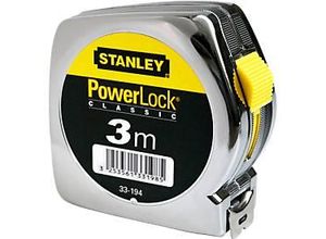 3253560332389 - Taschenrollbandmaß PowerLock® Länge 3 m Breite 127 mm mm cm eg ii Kunststoff Clip - Stanley